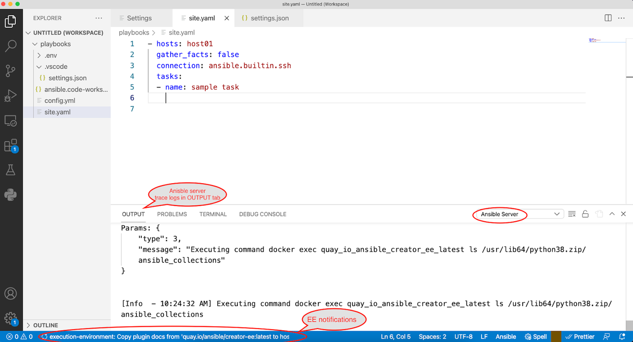 深入了解 Ansible VScode 扩展 | Ansible 协作